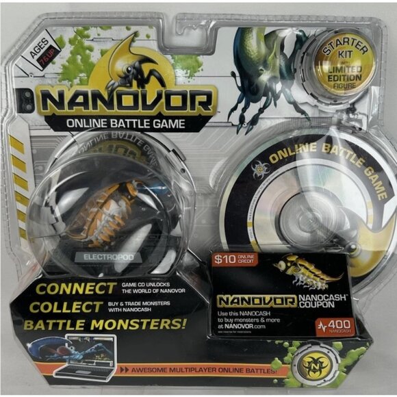 Toys | Sealed Nanovor Online Battle Game Starter Kit Electropod Limited ...